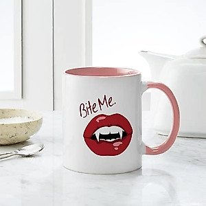 CafePress Bite Me. Mugs Ceramic Coffee Mug, Tea Cup 11 oz