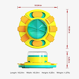 Kubatis Dog Puzzle Toys Level 3 2 1, Dog Treat Puzzle Slow Feeder, Interactive Enrichment Toys for Large/Medium/Small and Smart Dog, Dog Food Dispenser for Boredom and Mental Stimulation (Blue).