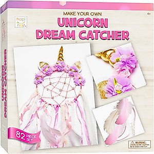 Hapinest Make Your Own Unicorn Dream Catcher Craft Kit for Girls Gifts Ages 6 Years and Up