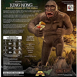 Atlantis King Kong Glow in The Dark Plastic Model kit Made in The USA