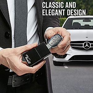 VONETTI Alpha Shield Originale - Premium RFID Signal Blocker Box - Smart Car Key Faraday Signal Protector, Keyless Go RFID Blocking Case, Crypto Wallet Safe Box, Signal Blocker Faraday Tin (Black)