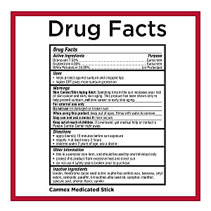 Carmex Medicated Lip Balm Sticks, Lip Moisturizer for Dry, Chapped Lips, 0.15oz, 3 Count (2 Packs) plus 1 Count Carmex Lip Balm Tube, 0.35oz