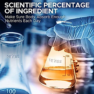 Nevissbags Ashwagandha Gummies - 2000mg - with Maca Root, Magnesium, Zinc, Lemon Balm - Vegan, Pure, Organic, Gluten Free - Healthy Stress Relief, Zzz, Stamina, Energy, Relaxation Support - 60 Counts