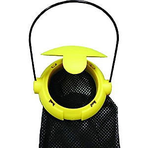 Gardman BA04820A Yellow Flip Top Thistle Feeder Mesh Bag, 4" Wide x 12" High