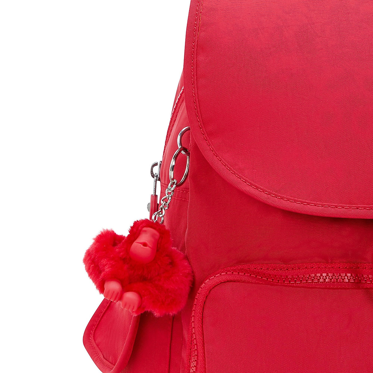 Kipling Women's City Pack, Red Rouge, Medium