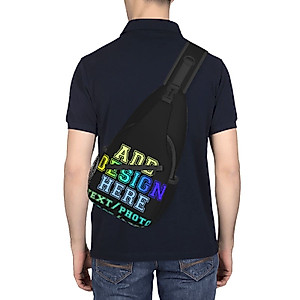 Custom Crossbody Bags Personalized Sling Bag Leisure Sports Outdoor Custom Bag For Men Backpack Optional Color Add Your Own Design Here