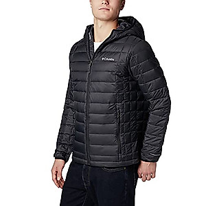 Columbia Mens, Voodoo Falls 590 TurboDown Hooded Jacket, Black, Large