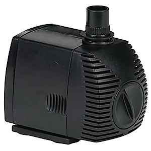 Little Giant PES-380-PW 115-Volt, 380 GPH Magnetic Drive Pump for Fountains and Small Ponds with 15-Ft. Cord, Black, 566718