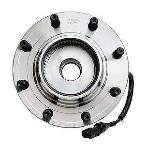Detroit Axle - 4WD Front Wheel Bearing Hubs for 99-04 Ford F-250 F-350 Super Duty, 00-02 Ford Excursion, 2000 2001 2002 Wheel Bearing and Hubs Assembly [w/Coarse Thread] Replacement