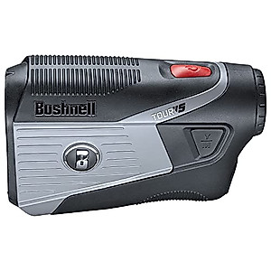 BUSHNELL GOLF V5 Patriot Pack Golf Laser Rangefinder, Pinseeker, Visual JOLT, BITE Magnetic Mount, Next Level Clarity and Brightness, Non-Slope Model