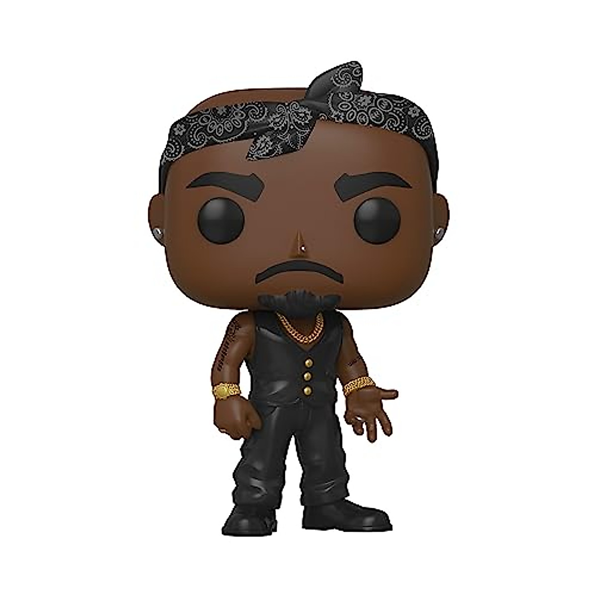 Funko POP! Rocks: Tupac - Vest with Bandana, Multicolour