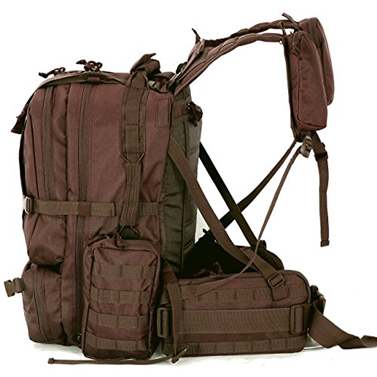 Explorer Large Backpack 22 Inches Detachable Pistol Waist Pouches B12-CT,Tan