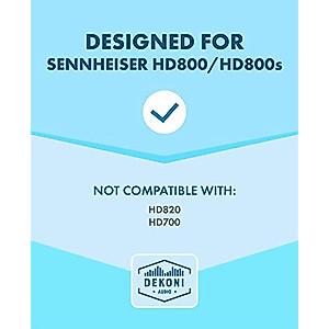 Dekoni Audio EPZ-HD800 Elite Hybrid Ear Pads for Sennheiser HD800 Headphones