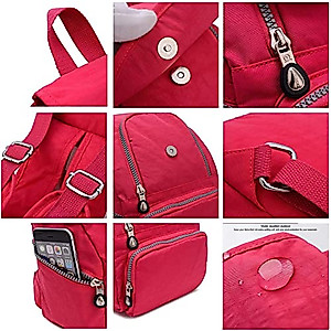 Echofun Nylon Mini Casual Waterproof Backpack Shoulderbag Rucksack Travel Bag Daypack for Girls Womens