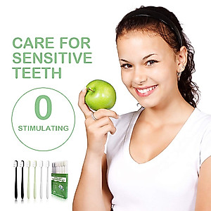 EasyHonor Extra Toothbrush for Sensitive Gums, Micro Fur Manual Toothbrush with 20000 Soft Floss Bristle for Pregnant Women, Elderly, Braces and Gum Recessions, Protect Fragile Gums (6 Pack)