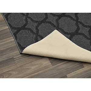 Garland Rug Sparta Non Slip Polypropylene 9 Ft. X 12 Ft. Cinder Gray Area Rug- Ideal for Living Rooms & Hallways, Stylish & Durable for High-Traffic Areas