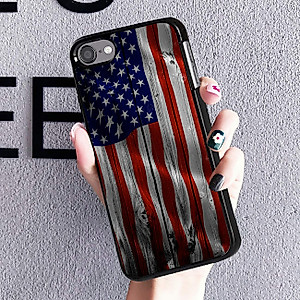AIRWEE iPod Touch 7 Case,Touch 6/5 Case, Slim Back Cover Hard Plastic Protector Case for Apple iPod Touch 5th/6th/7th Generation,American Flag …
