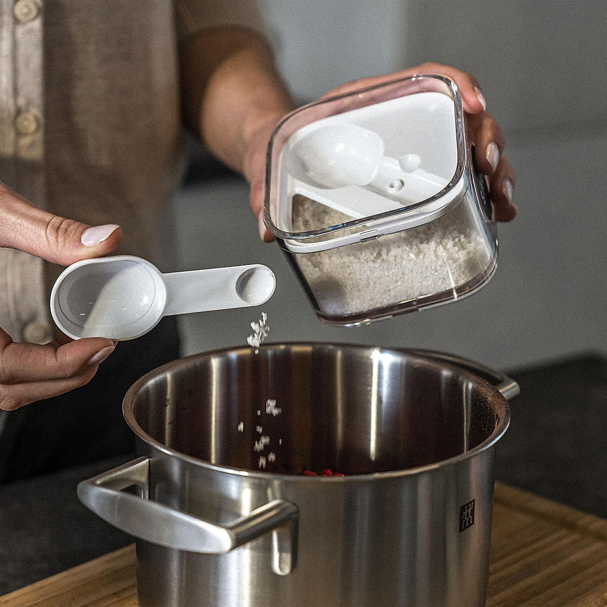 ZWILLING Small Cube, S Container, .34-qt, 2-pc Set, Clear