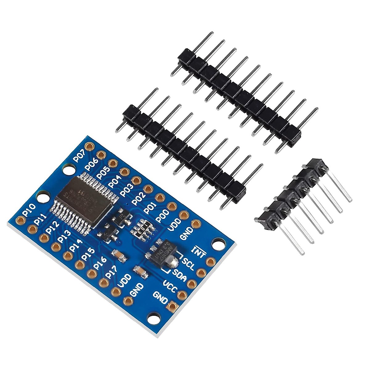 AITIAO 5Pcs PCF8575 IO Expander Board I2C to 16 IO IIC I2C I/O Extension Shield Module DC 2.5-5.5V I2C Communication Control 16 IO Ports