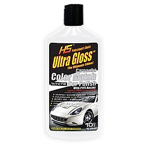 HS UltraGloss Carnauba White Color Match Car Polish with PTFE results. The Professional Choice. 10 oz.