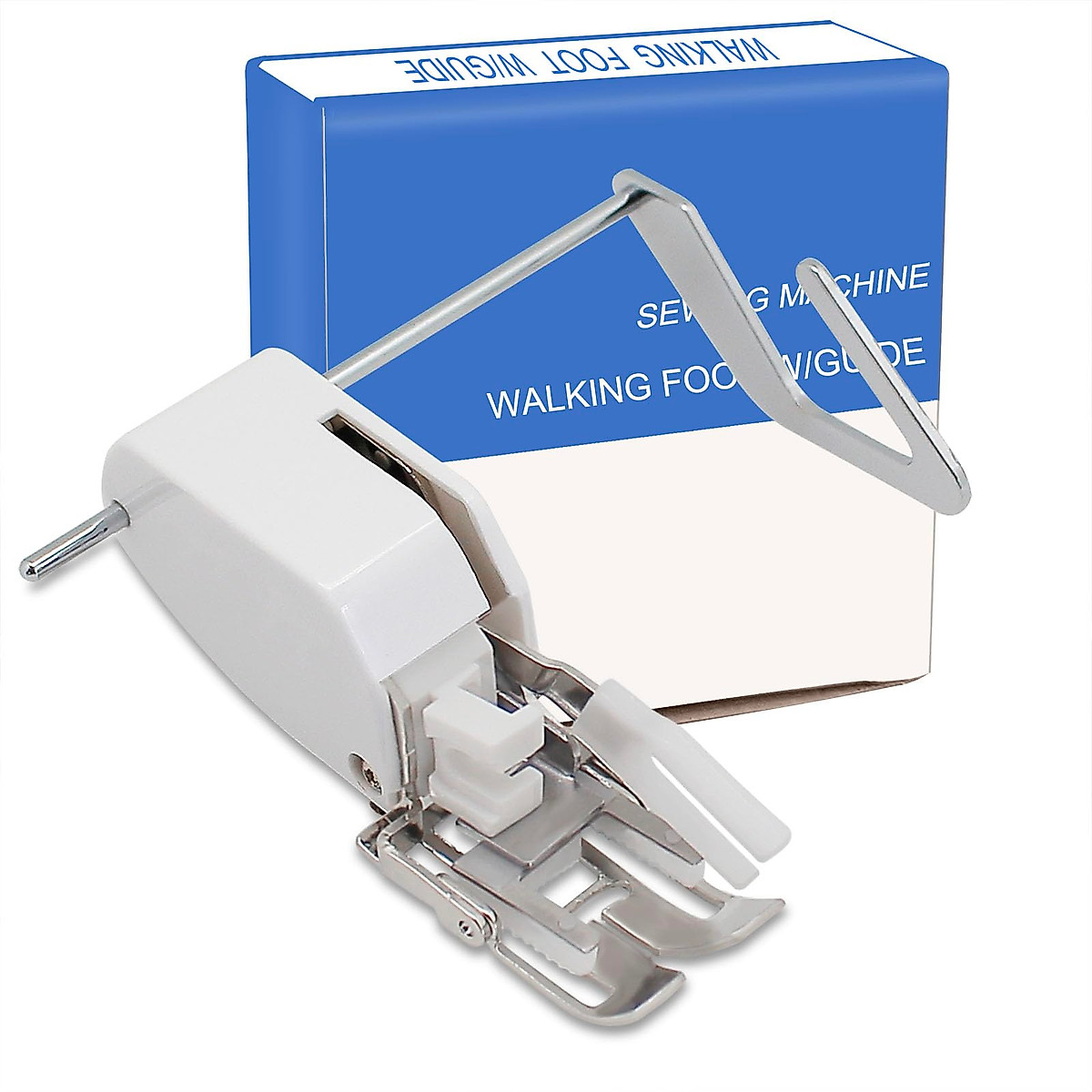 YEQIN Even Feed Walking Foot #SA140 with Guide for Quilting and Sewing | Stitch Through Multiple Layers and Match Prints | Fits Low Shank Sewing Machines - Brother, Janome, Singer, and More