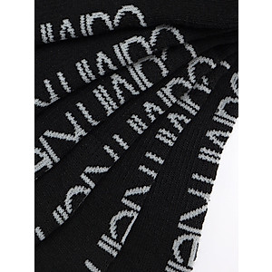 Calvin Klein Men's Socks - Athletic Cushioned Quarter Cut Ankle Socks (12 Pack), Size 712, True Black