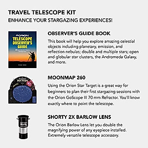 Orion Observer II 70mm Altazimuth Refractor Telescope Kit