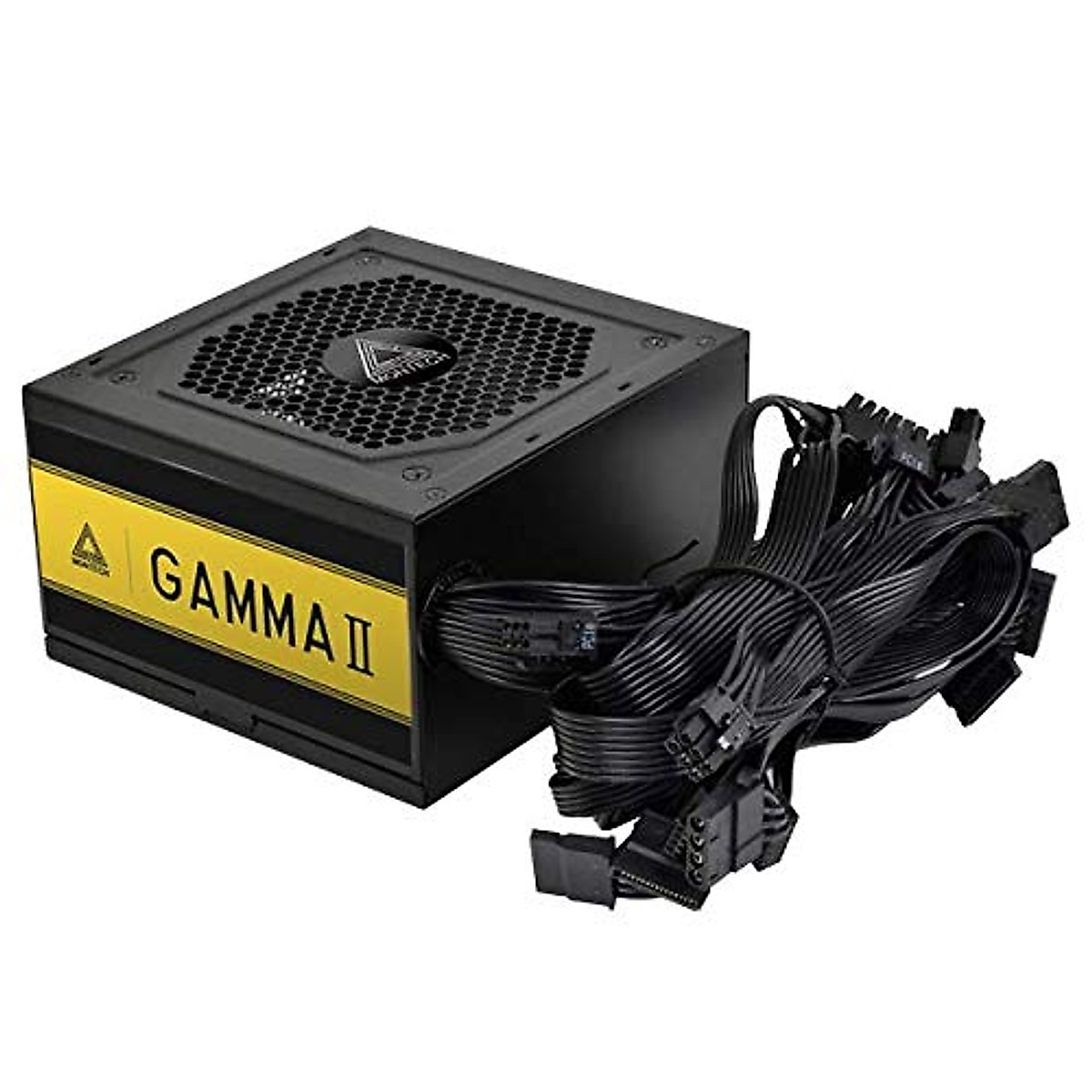 Montech Gamma II Series 750 Watt 80+ Gold Certified Power Supply, LLC+DC to DC Technology, Full Japanese Capacitors, 120mm Silent Fan, Flat Cables