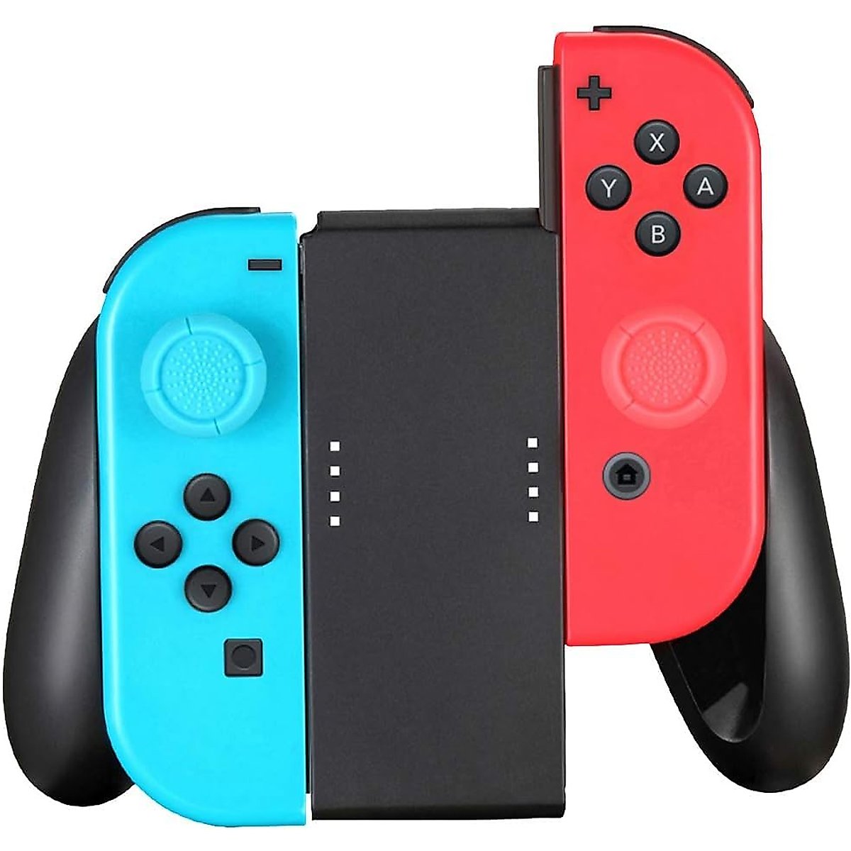 3 Pack Comfort Grips Compatible with Joy Con, Handle Grips Kit Compatible with Switch/OLED Controller with 4 Thumb Caps
