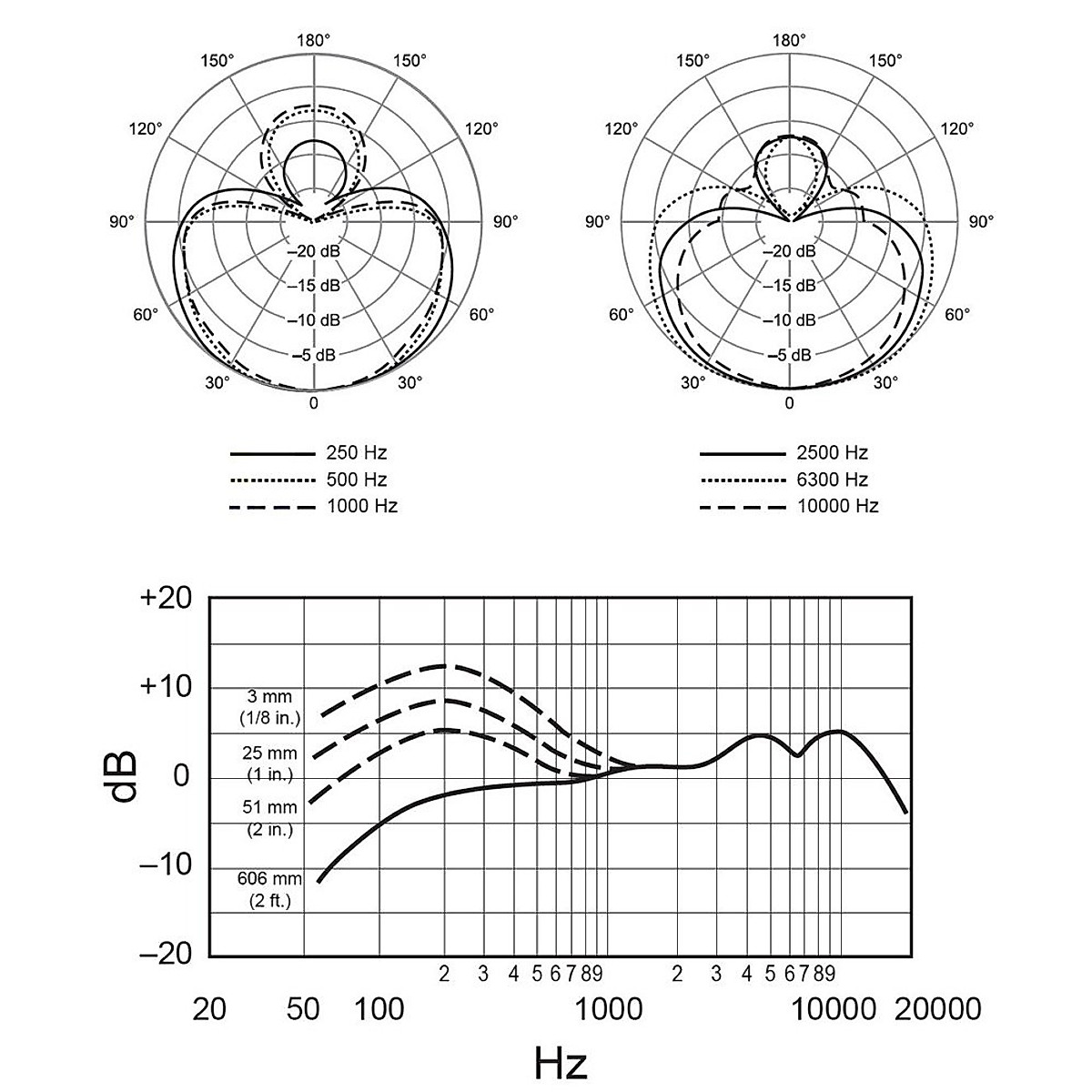 Shure Beta 58A Supercardioid Vocal Microphone & Pig Hog Black & White Woven Mic Cable, 20ft XLR - Bundle
