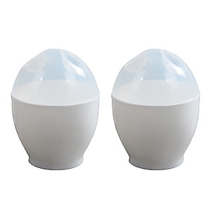 Walbest Egg Boiler Simple Design Egg Poacher Cup PP Long Service Life White
