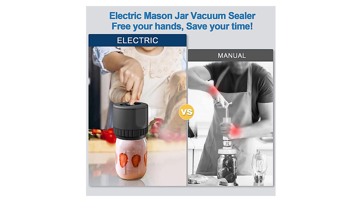 Bolisiya Everjar Vacuum Sealer Kit for Mason Jars