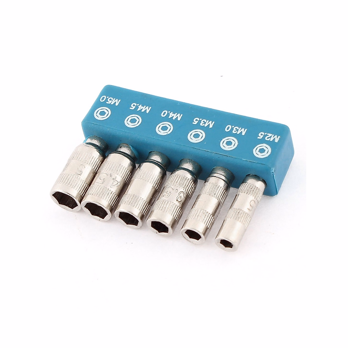 uxcell A15052300ux0043 6 in 1 H4 Shank 2.5mm 3mm 3.5mm 4mm 4.5mm 5mm 6 Points Hex Socket