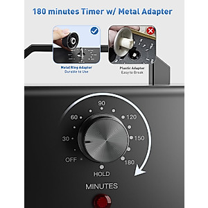 [Strong Ozone 2000 Sq Ft] Ozone Machine Odor Removal 15000mg/h, Ozone Generator Odor Eliminator for Home, Ozone Odor Eliminator, Ionizer Air Purifier Ozone for Home, Car, Smoke, and Pet Room - Black