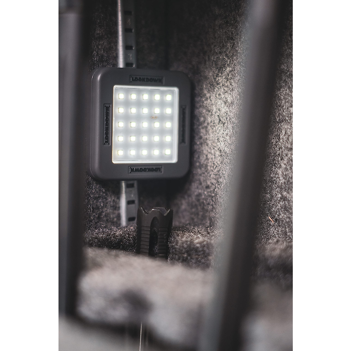 Lockdown Cordless Automatic 25 LED Vault Light (2 pack) with 70 Lumens and Motion Sensor for Convenient Gun Safe Lighting and Organization, Gray