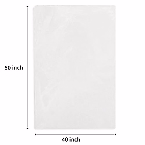 Yotelab Extra Large Cellophane Bags, 40x50 Inch Clear Cellophane Wrap for Gift Baskets, 10Pcs Jumbo Huge Clear Basket Bags