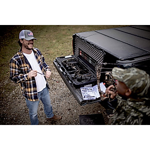 Plano Field Locker Element 44" Bow Case, Black with Gray Accents, Wheeled Archery Case Storage, Airline Approved, Waterproof Dri-Loc Seal