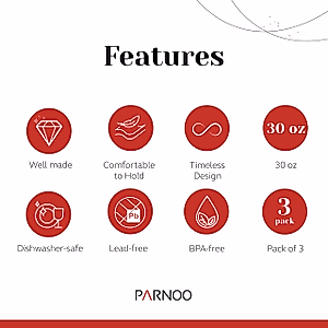 3 Pc 30oz Clear Glass Storage Jar with Lids - Airtight Food Jars - Glass Kitchen Containers for Pantry, Countertop