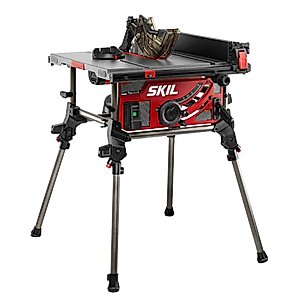 SKIL 15 Amp 10 Inch Portable Jobsite Table Saw with Folding Stand- TS6307-00