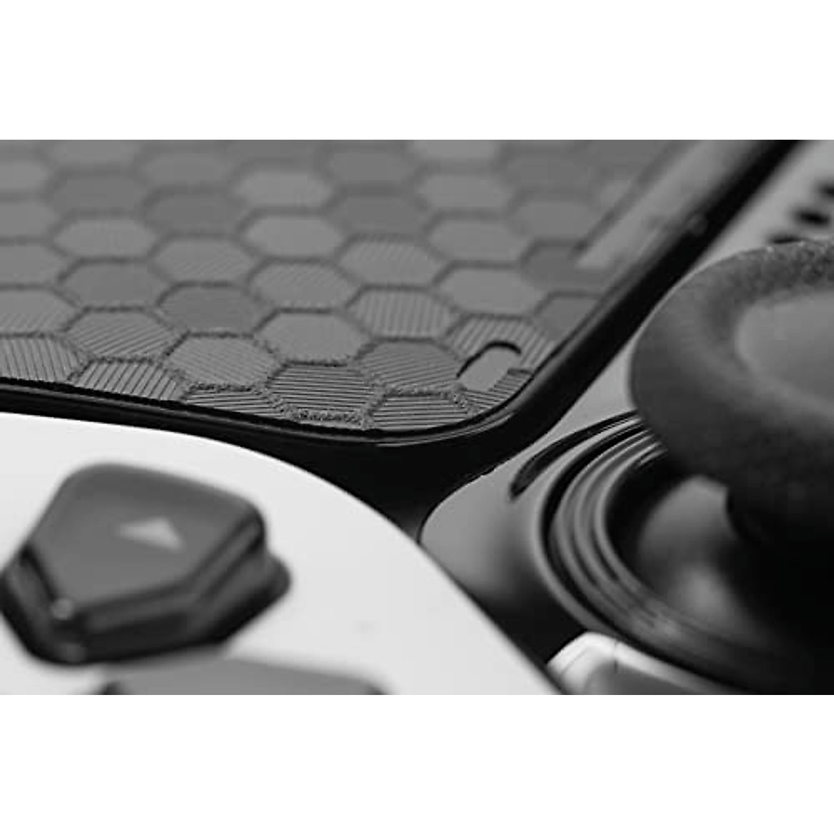 TouchProtect Black Hex Pro Bundle for PS5 | Dualsense Edge & Standard Dualsense Textured Trackpad Skin Combo Pack.