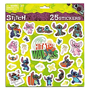 Lilo and Stitch Duffle Bag Set for Kids - 4 Pc Bundle with Stitch Luggage Carry On Suitcase Bag, Lilo and Stitch Stickers, Tattoos, and More | Stitch Travel Activity Set