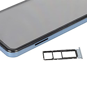 M13 Smartphone, Blue Support 4G Network 5G WiFi 6.53 Inch Unlocked Cell Phone 6GB 128GB for Daily Life (US Plug)