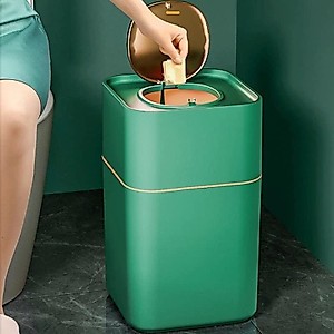 MFCHY Automatic Waste Bin Kitchen Anti Odor Garbage Bin Recycling Large Capacity No Smell Storage Tools