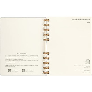 Moleskine Spiral 12 Month 2023 Solar Year Planner, Hard Cover, XXL (8.25" X 11.75"), Smoke
