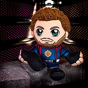 Bleacher Creatures Marvel Star-Lord 8" Kuricha Sitting Plush- Soft Chibi Inspired Toy