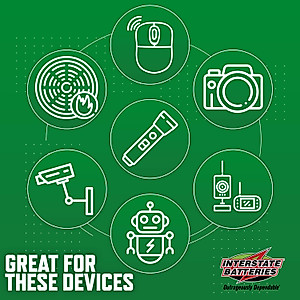 Interstate Batteries C Cell Alkaline Battery (12 Pack) All-Purpose 1.5V High Performance Batteries - Workaholic (DRY0080)