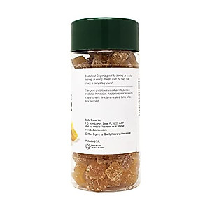 Badia Organic Crystallized Ginger, 10 Ounce, Dark Golden, (BA083)