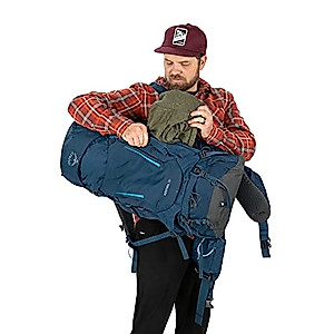 Osprey Kestrel 38L Men's Backpacking Backpack, Bonsai Green, S/M