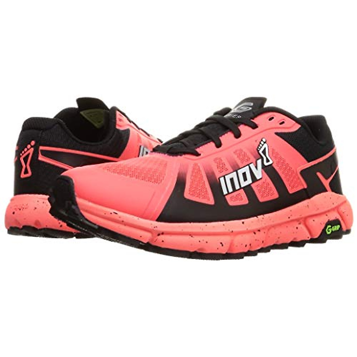 inov-8 Women's Terraultra G 270 Trail Running Shoes - Zero Drop for Long Distance Ultra Marathon Running - Coral/Black - 10.5
