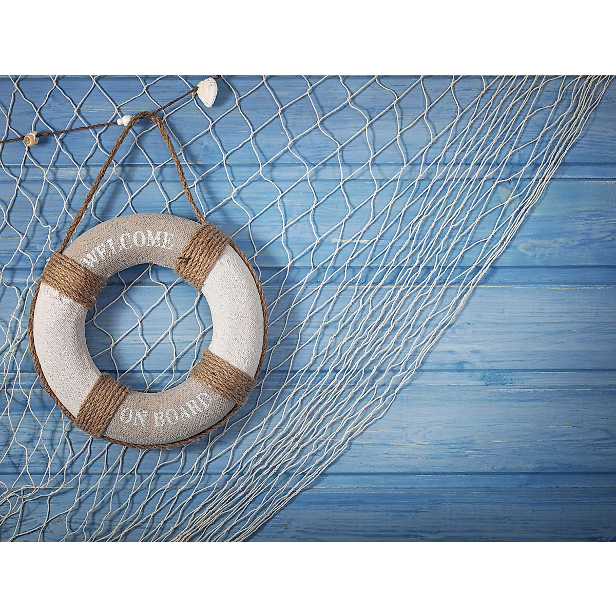 Natural Color Fish Net Party Decor for Nautical Themes